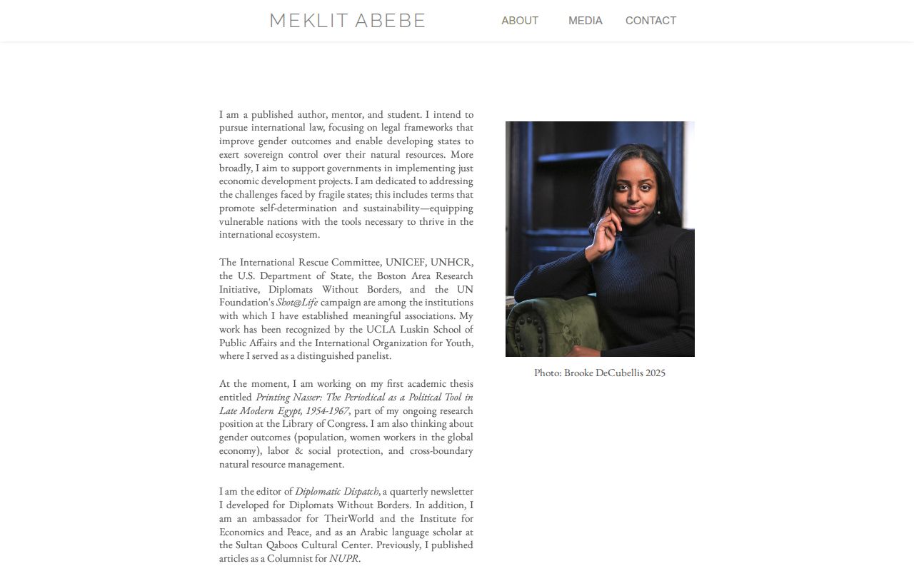 Meklit Abebe